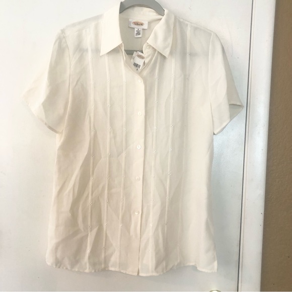 Talbots | Tops | Talbots Silk Blouse Nwt Size 8 | Poshmark